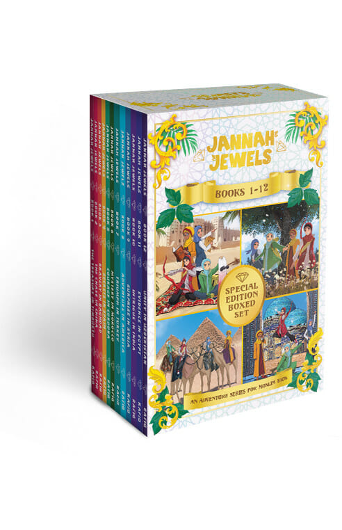 Jannah Jewels Boxed Set - Get All 12 Books In Islamic Kid Book Series