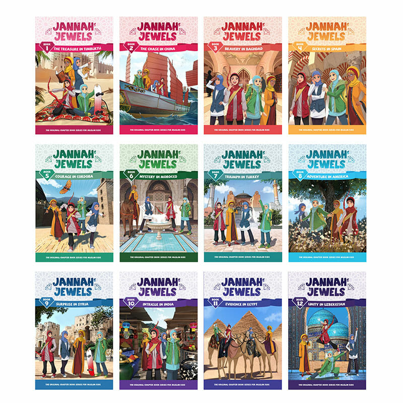 Islamic Audiobooks For Kids - Jannah Jewels - 12 Audiobooks In Series
